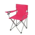 Ozark Trail Fuchsia Folding Quad Camp Chair, Durable Polyester Fabric ...