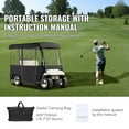 KFFKFF Golf Cart Shelter, Quad Occupant Golf Cart Shield, Quadrilateral ...