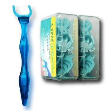 T.Smile Evolutionary Clean Dental Flossers, Kit of Refills Plus Long ...