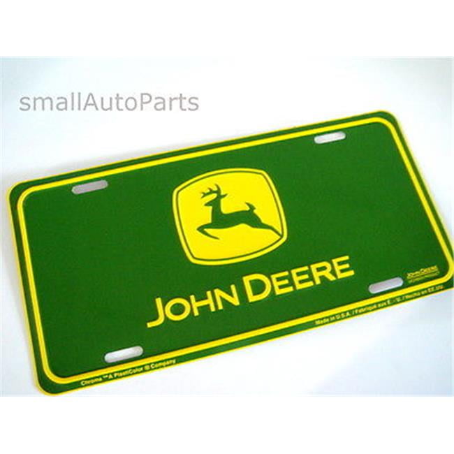 Chroma-Graphics Aluminum License Plate - Green John Deere - Walmart.com ...