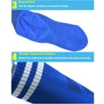 Kids Soccer Socks 4 Pack Boys Girls Cotton Team Socks Teens Children ...