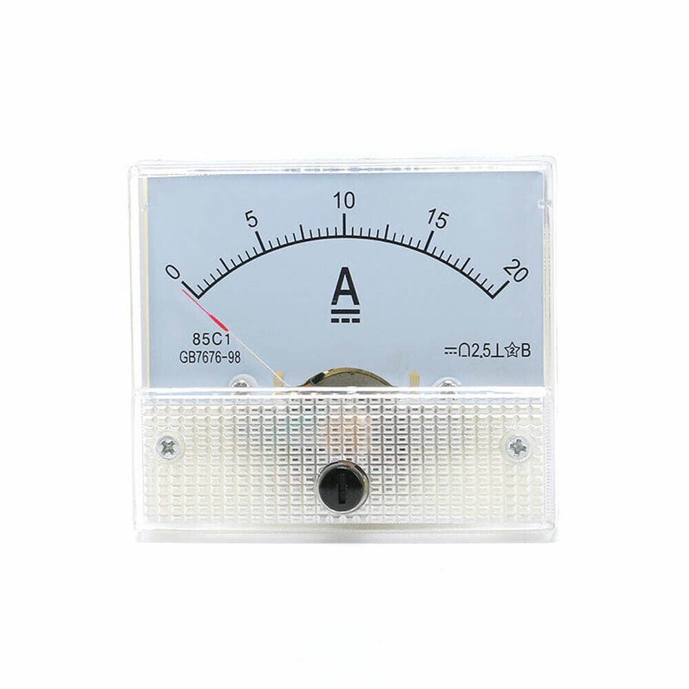 2-30A 10-50V DC Ammeter Current Voltmeter Voltage 85C1 Analog Amp Panel ...