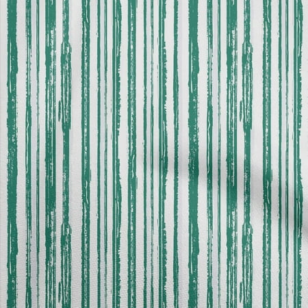 UPC 464005676637 - oneOone Cotton Cambric Teal Green Fabric Striped ...