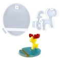 DIY Cute Animal Phone Holder Rubber Tools Lazy Bracket Round Bottom ...