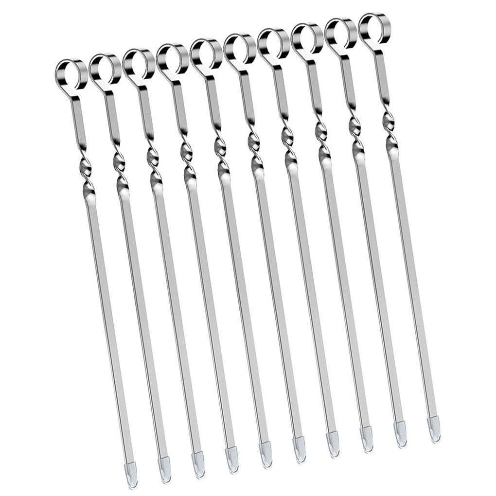 Click here for Yingyy 10pcs Stainless Bbq Kabob Skewers Roasting... prices