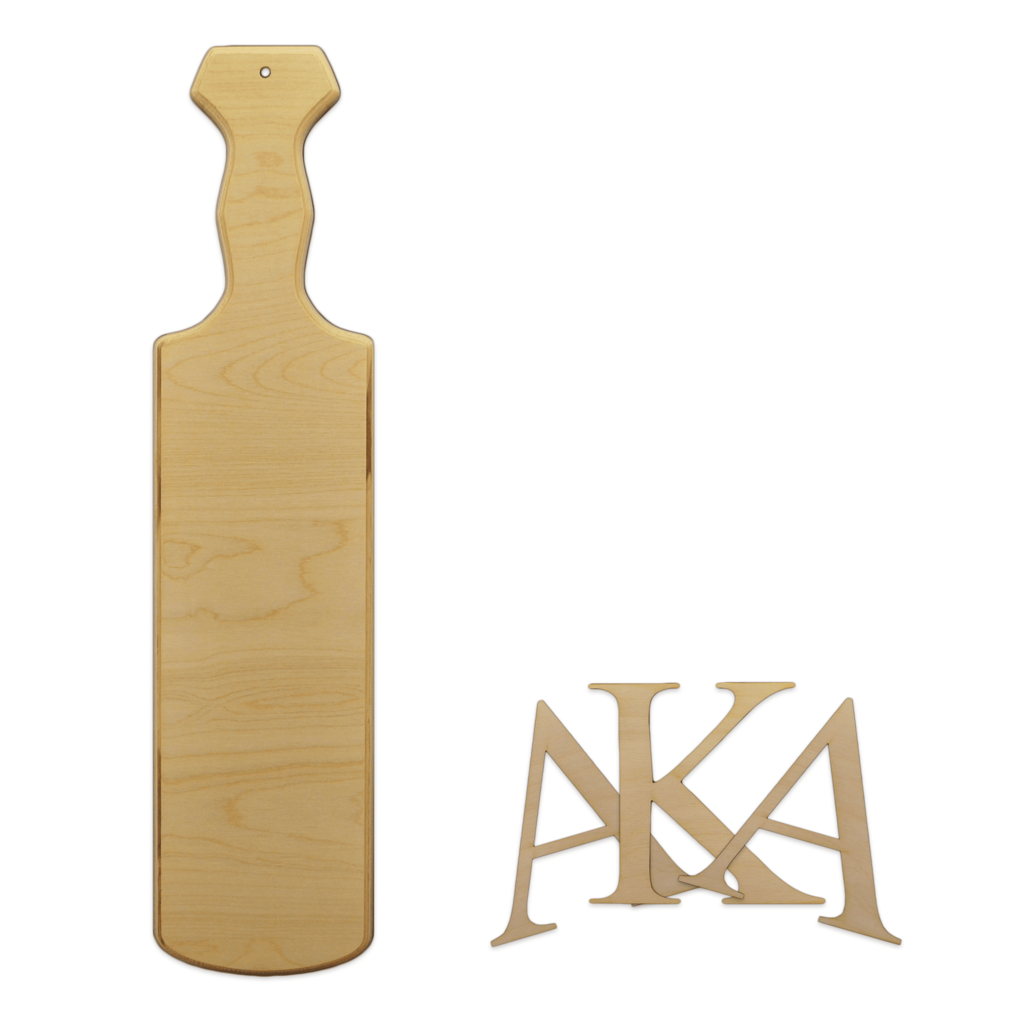 Greek Sorority Wood Paddle & Letter Kit, 21" Paddle w/ Traditional ...