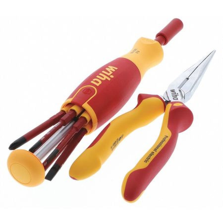 WIHA TOOLS 32865 Electricians Tool Kit,8 pcs. - Walmart.com - Walmart.com