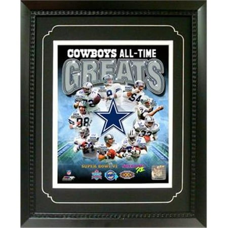 Encore Select 117-09 12 x 18 in. Dallas Cowboys Greats Double Frame ...