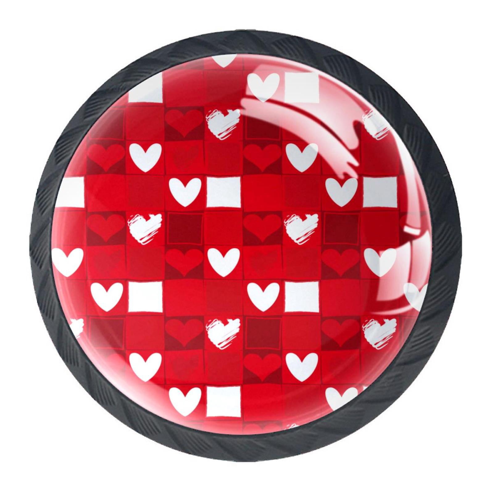 4 Pcs Love Loving Heart Knobs for Kitchen Cabinet Cupboard Dresser ...