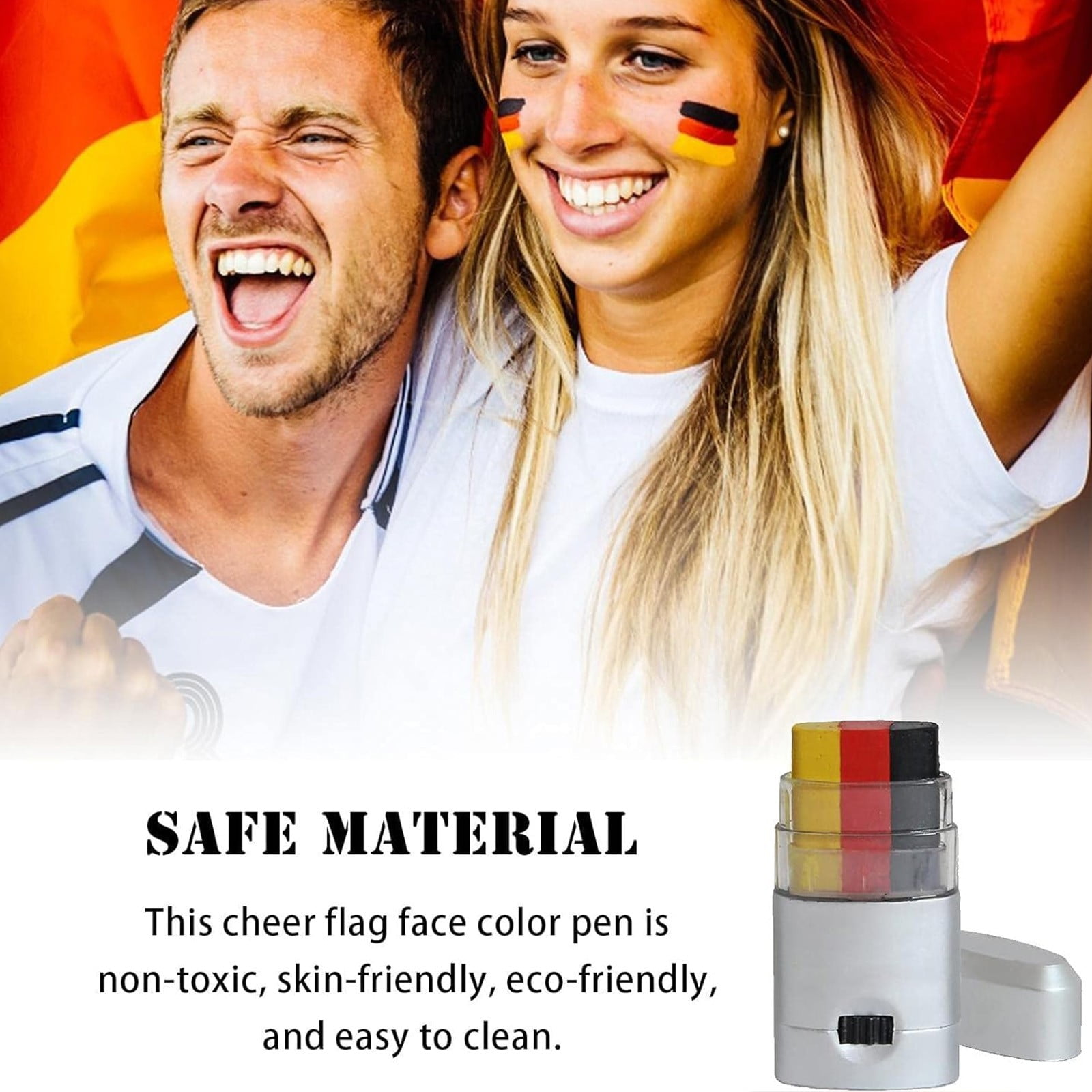 Orange Face Paint German National Flag Face Paint 3 Colors Face & Body ...