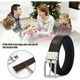 AWAYTR Reversible Kids Belts, Black and Brown Leather Belt, Boys XS to ...
