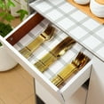 Floral Pattern Refrigerator Liner & Shelf Mat | Non-Adhesive Non-Slip ...