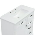 36" Bathroom Vanity Set, Ceramic Sink, Slide Rails - Walmart.com