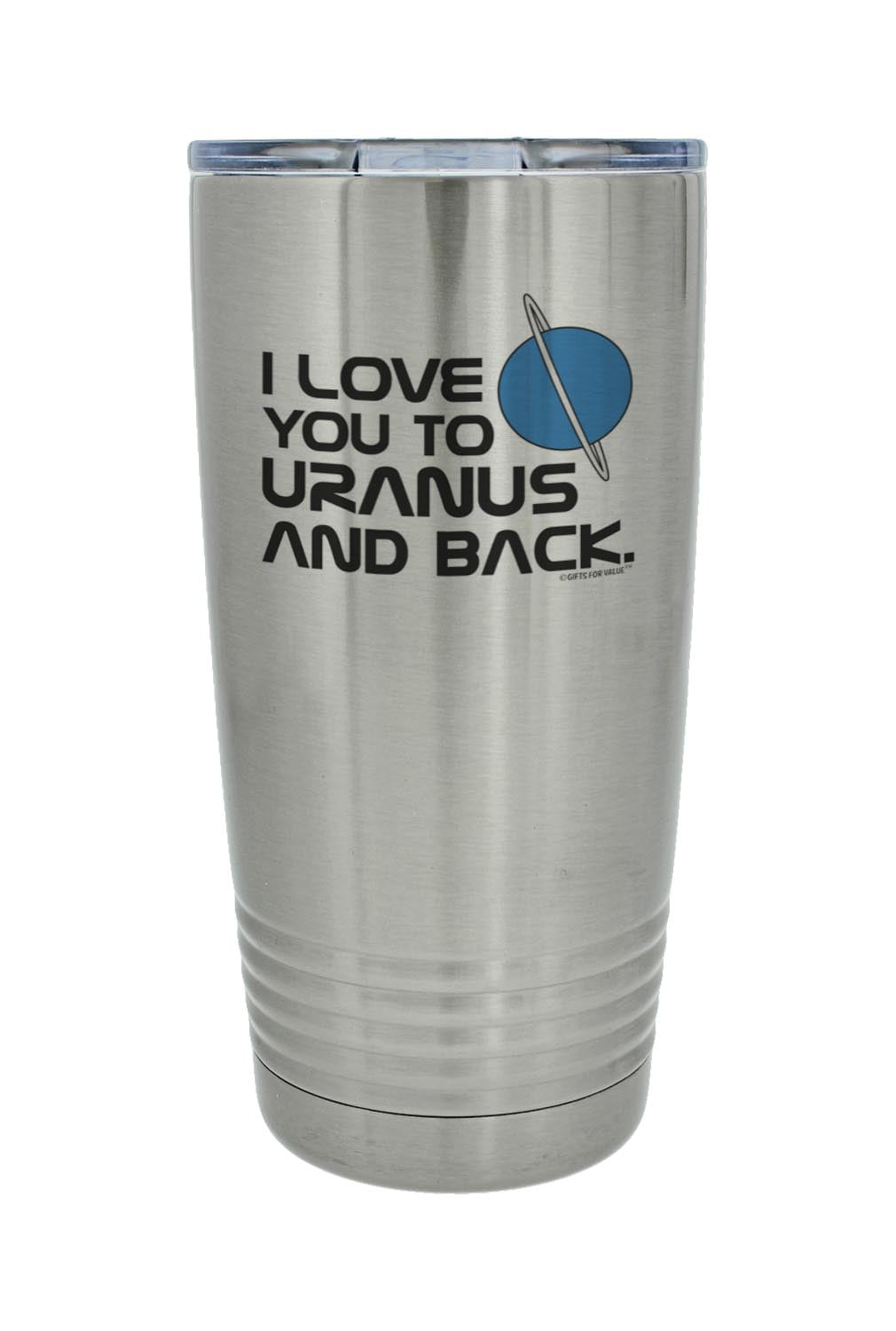 ThisWear Science Gifts I Love You To Uranus and Back 20oz Stainless ...