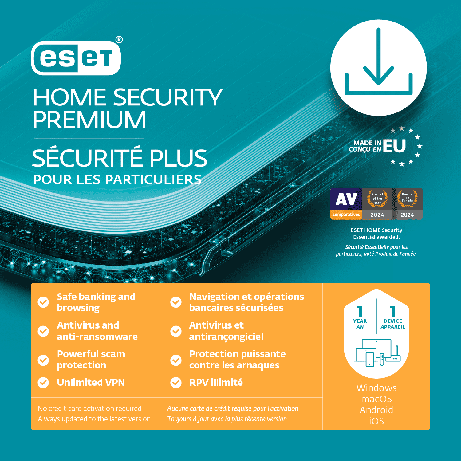 Click here for Eset Home Security Premium - 1 Device  1 Year [dig... prices