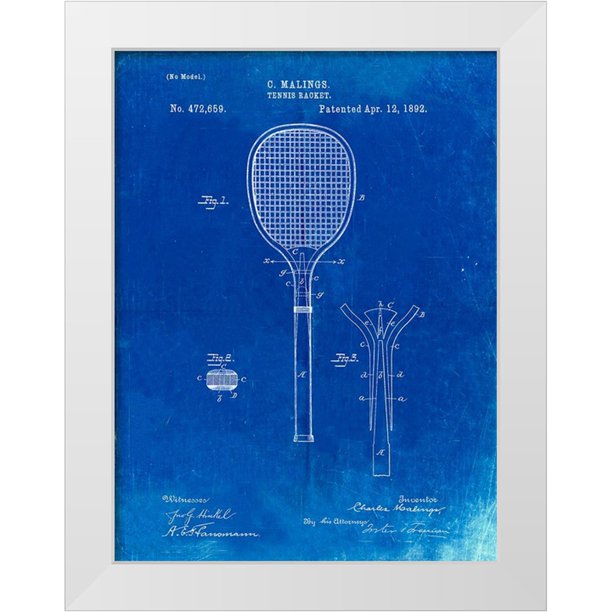 Borders, Cole 19x24 White Modern Wood Framed Museum Art Print Titled ...