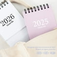 2025 Desk Calendar Monthly Calendar English Standing Calendar Office ...