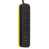 Globe Electric Watt Designer Series 6-ft 3-Outlet USB Surge Protector ...