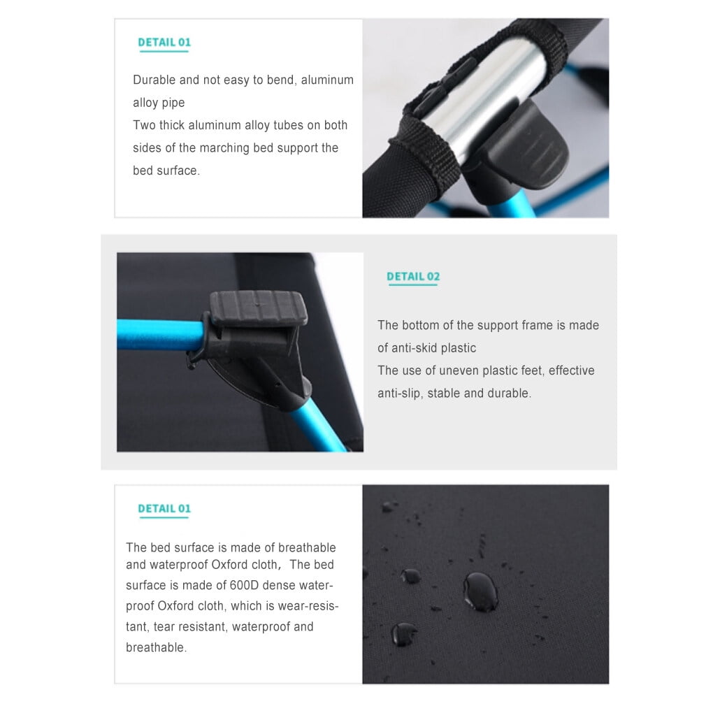 Click here for Serony Camping Folding Bed Single Person Outdoor C... prices