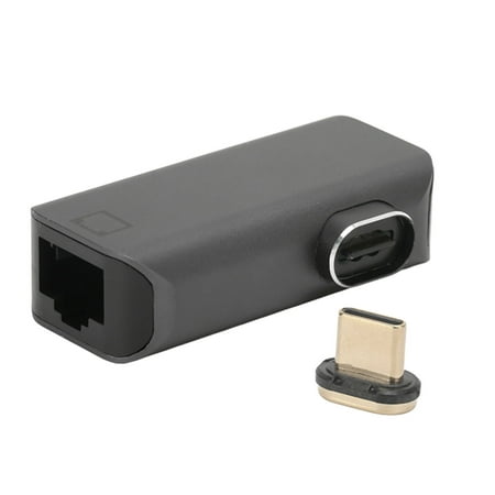 Magnetic Type C To RJ45, Space Gray RJ45 To Type C Adapter 24 Pin ...