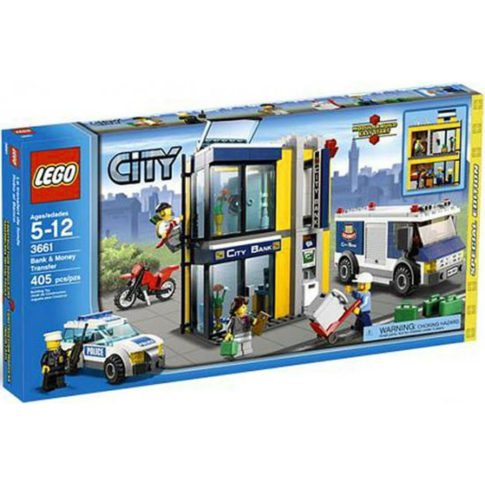 LEGO City Bank & Money Transfer Exclusive Set #3661 - Walmart.com ...