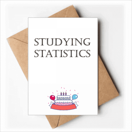 Short Phrase Studying Statistics Happy Birthday Greeting Cards ...