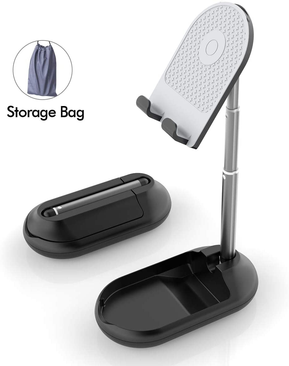 Adjustable Cell Phone Stand,Foldable Cell Phone Stand for Desk,Portable ...