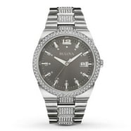 Bulova Men's Diamond Accented Two Tone Stainless Steel Watch 98D109 ...
