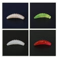 50Pcs Soft Silicone Maggots Baits Fishing Lures Artificial Baits ...