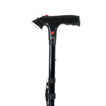 Quad Foldable Adjustable Four Legged Lightweight Safety Walking Stick ...