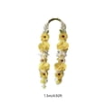 SLYNSHome Handmade Floral Graduation Lei, Yellow Silk Flower Graduation ...