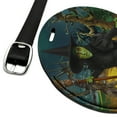 Wizard of Oz Wicked Witch Character Round Leather Luggage Card Suitcase ...