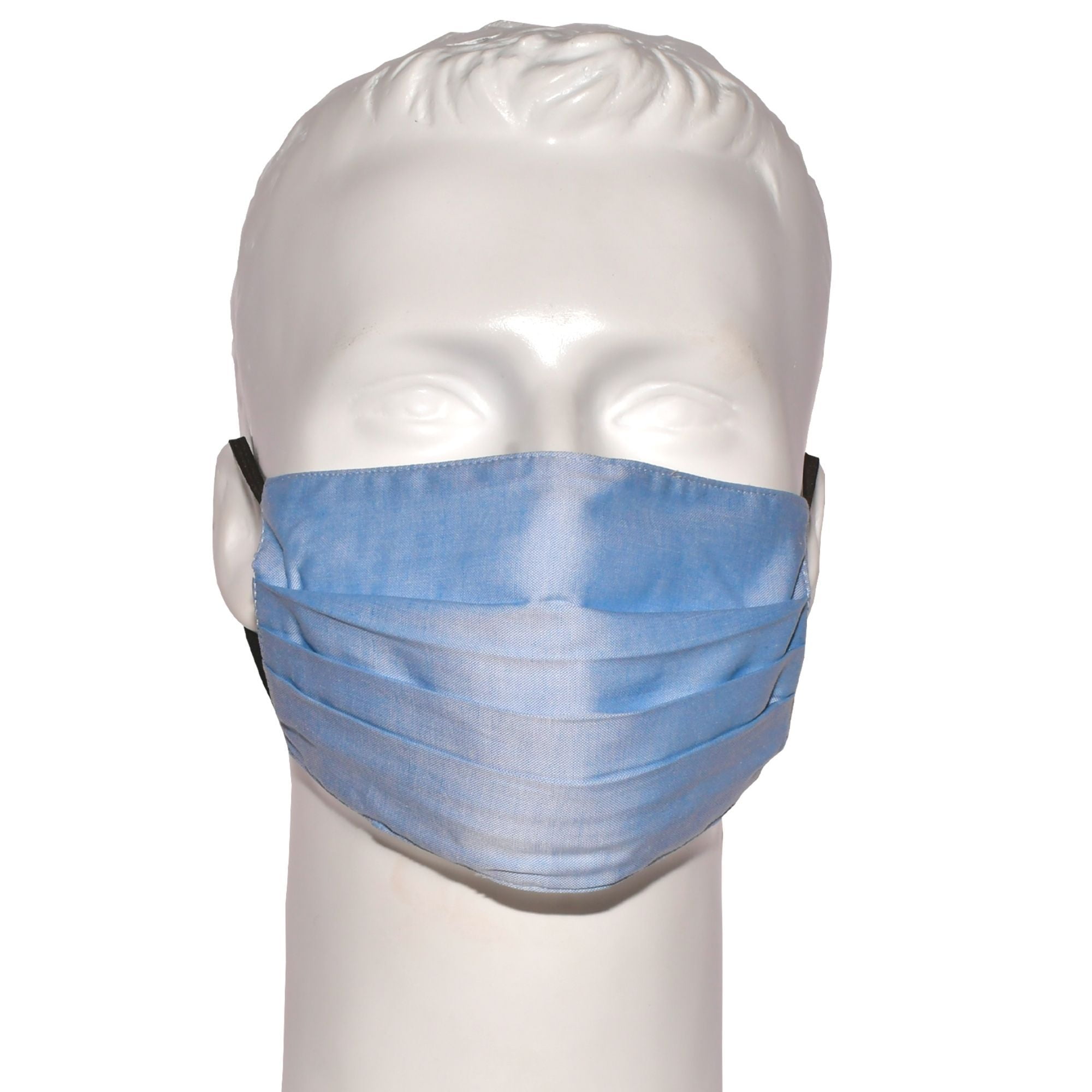 Gubbacci Premium Pleated Flat Mask For Adults - Blue - Walmart.com