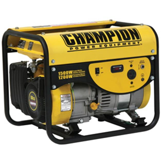Champion 42436 1200 - 1500 Watt Portable Gas Generator - Walmart.com Champion 42436 1200 - 1500 Watt Portable Gas Generator - Walmart.com