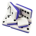 Marion & Co. Domino Double Six Blue & White Two Tone Jumbo Tournament ...