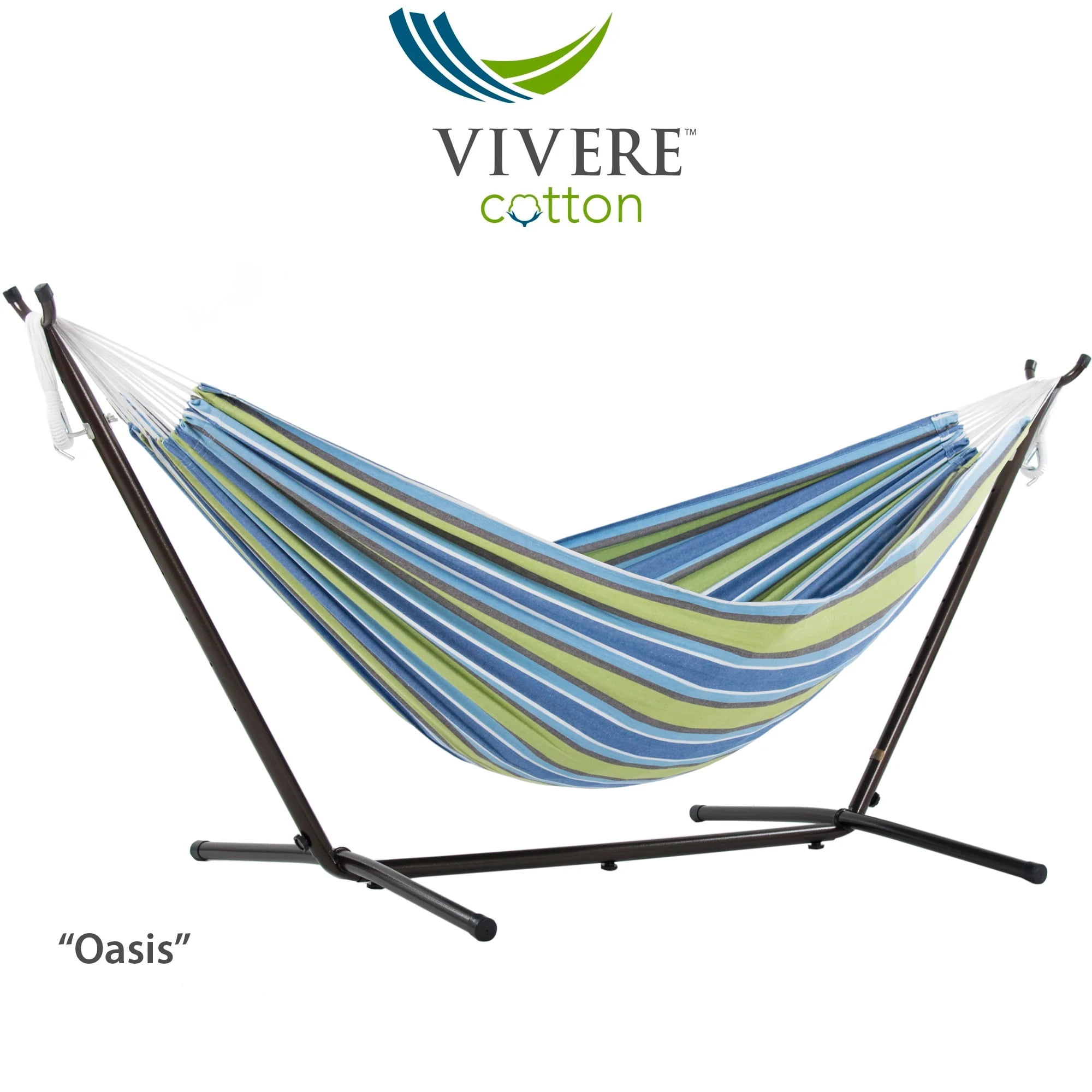 Click here for Vivere Double Cotton Hammock With Stand And Carry... prices