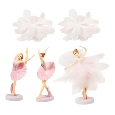 24 Ballet Ballerina tutu pumps Cake Toppers ABPID04331 - Walmart.com