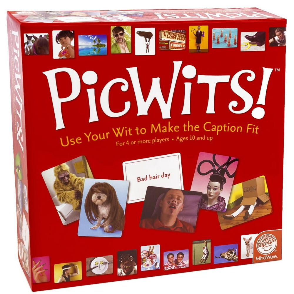PicWits! Board Game, FAMILY FAVORITE: PicWits from MindWare is a hilarious card game in which ...