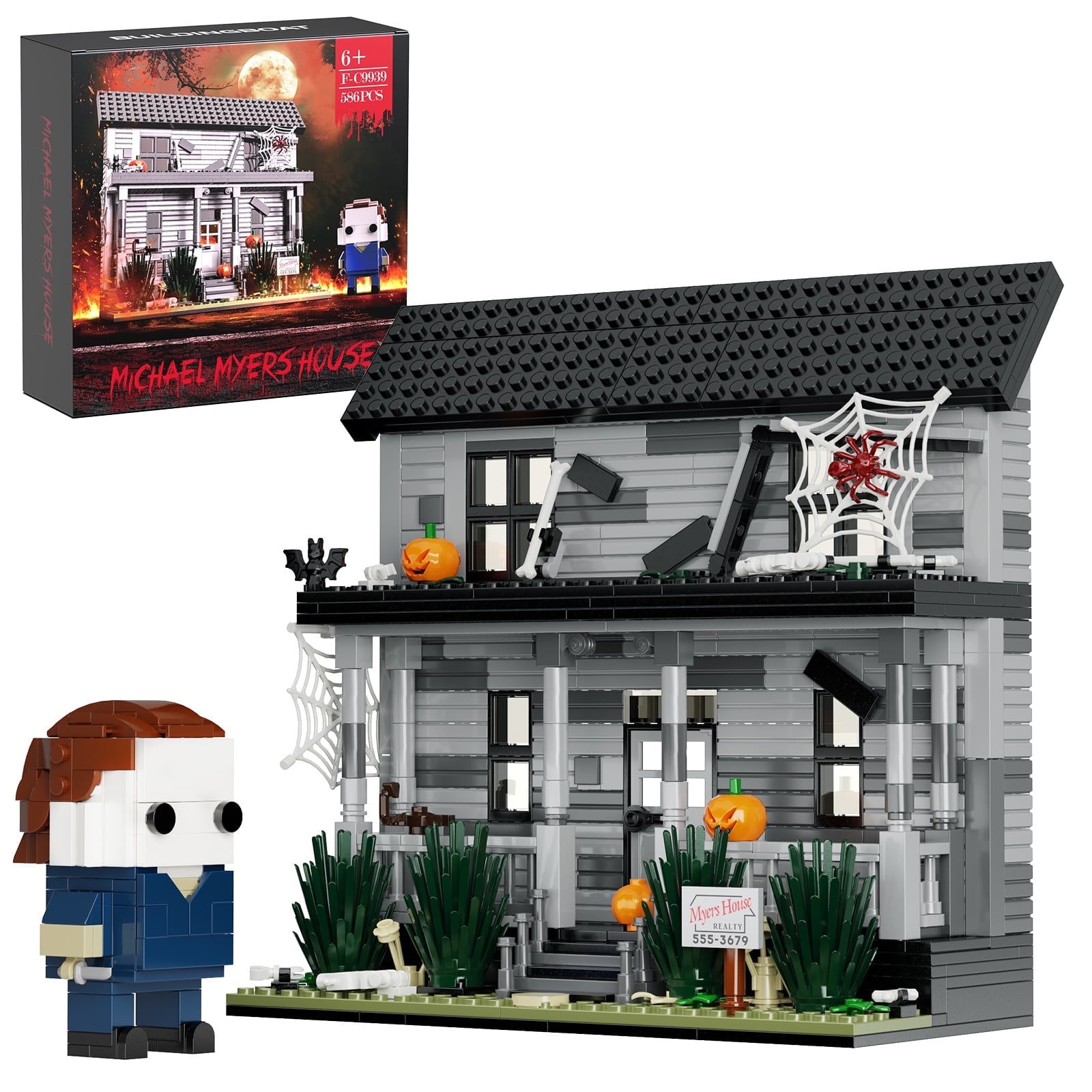 Click here for Ifrexbk Halloween House Building Block Kit With Mi... prices