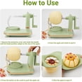 Apple Peeler, 8 Wedges Peeler Slicer Corer, Slicer, Stainless Steel ...