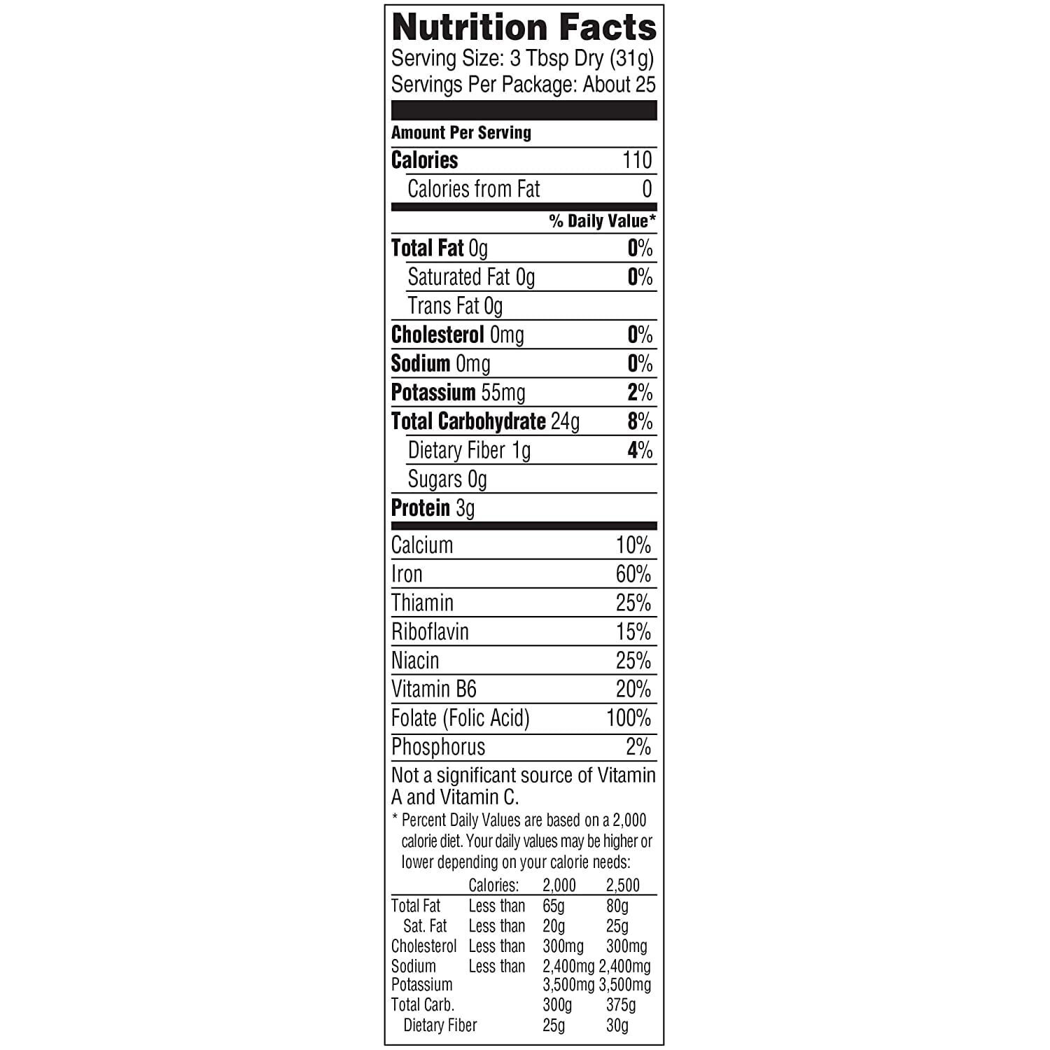 Coco Wheats Nutrition Facts | Besto Blog