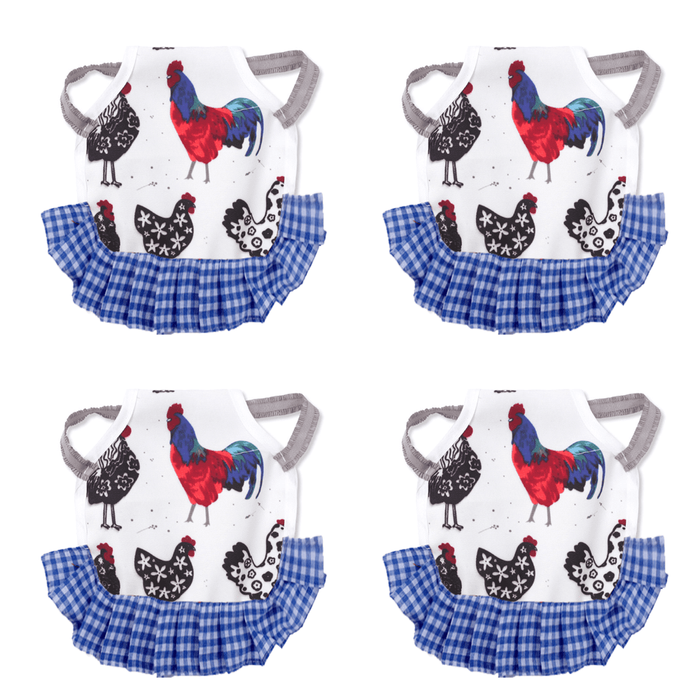 4 Pieces Chicken Saddle Chicken Jacket Straps Hen Apron Chicken Apron ...