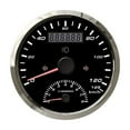 85mm GPS Speedometer 0-125 MPH 0-200 MPH Tachometer Left Right ...