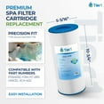 Tier1 Pool & Spa Filter Cartridge 4-pk | Replacement for Jacuzzi 6540 ...