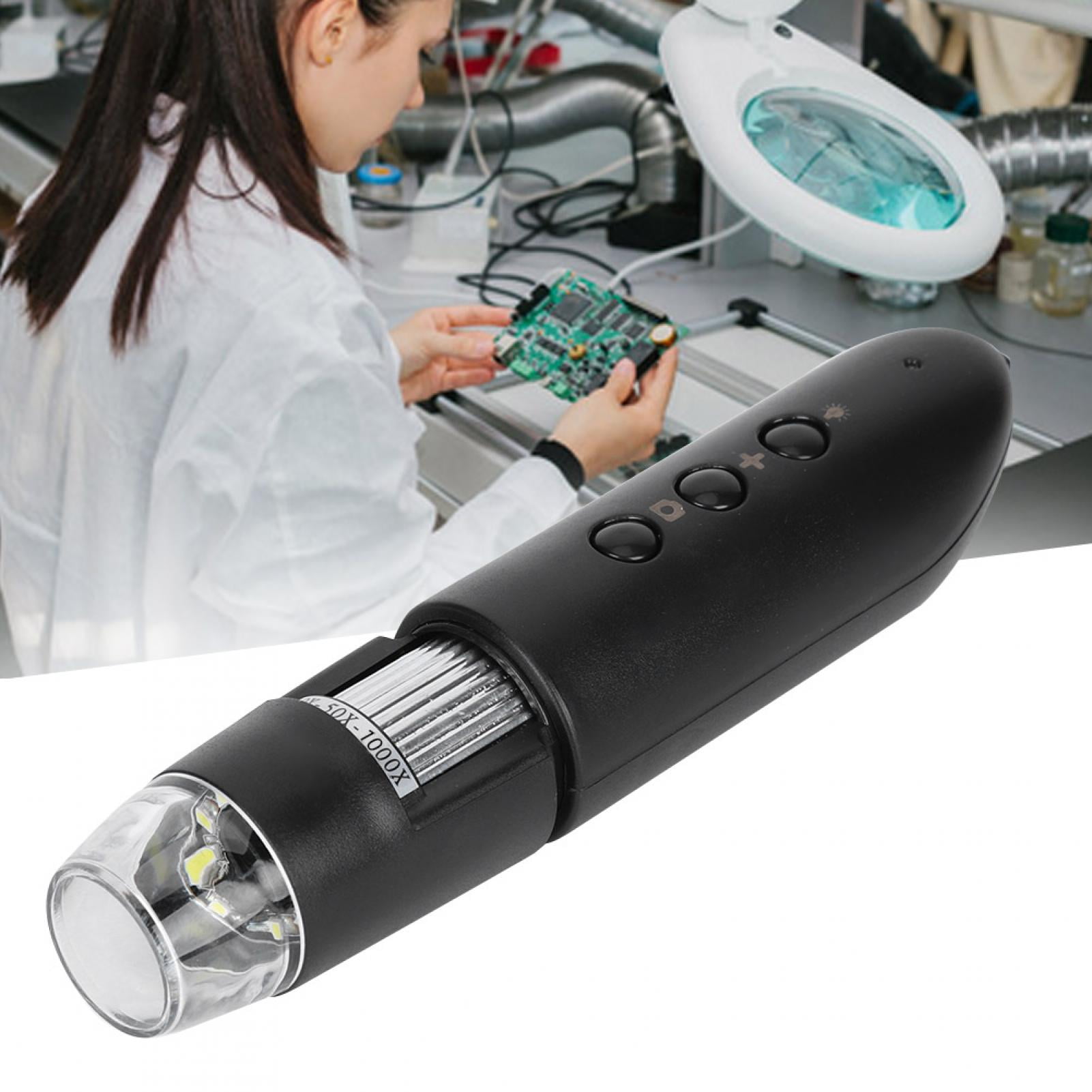 Buy Zerodis Wireless Digital Microscope, W031000X USB Microscope Camera ...