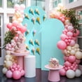 7.2FT Arch Backdrop Covers, Blue Ice Cream Wedding Arch Cover Stretchy ...