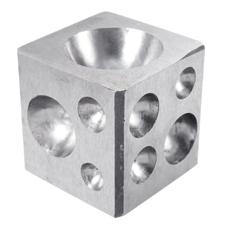 Steel Dapping Block 2" Square Cube Punch and Form Dome Jewelry Making ...