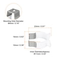 Uxcell T5 U Clips Holder Bracket for LED Light Bulb Mounting Bracket ...