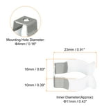 Uxcell T5 U Clips Holder Bracket for LED Light Bulb Mounting Bracket ...