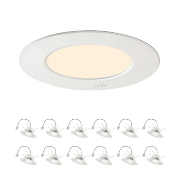 Volume Lighting V8650 7" Led Recessed Trim- Ic Rated - White - Walmart.com